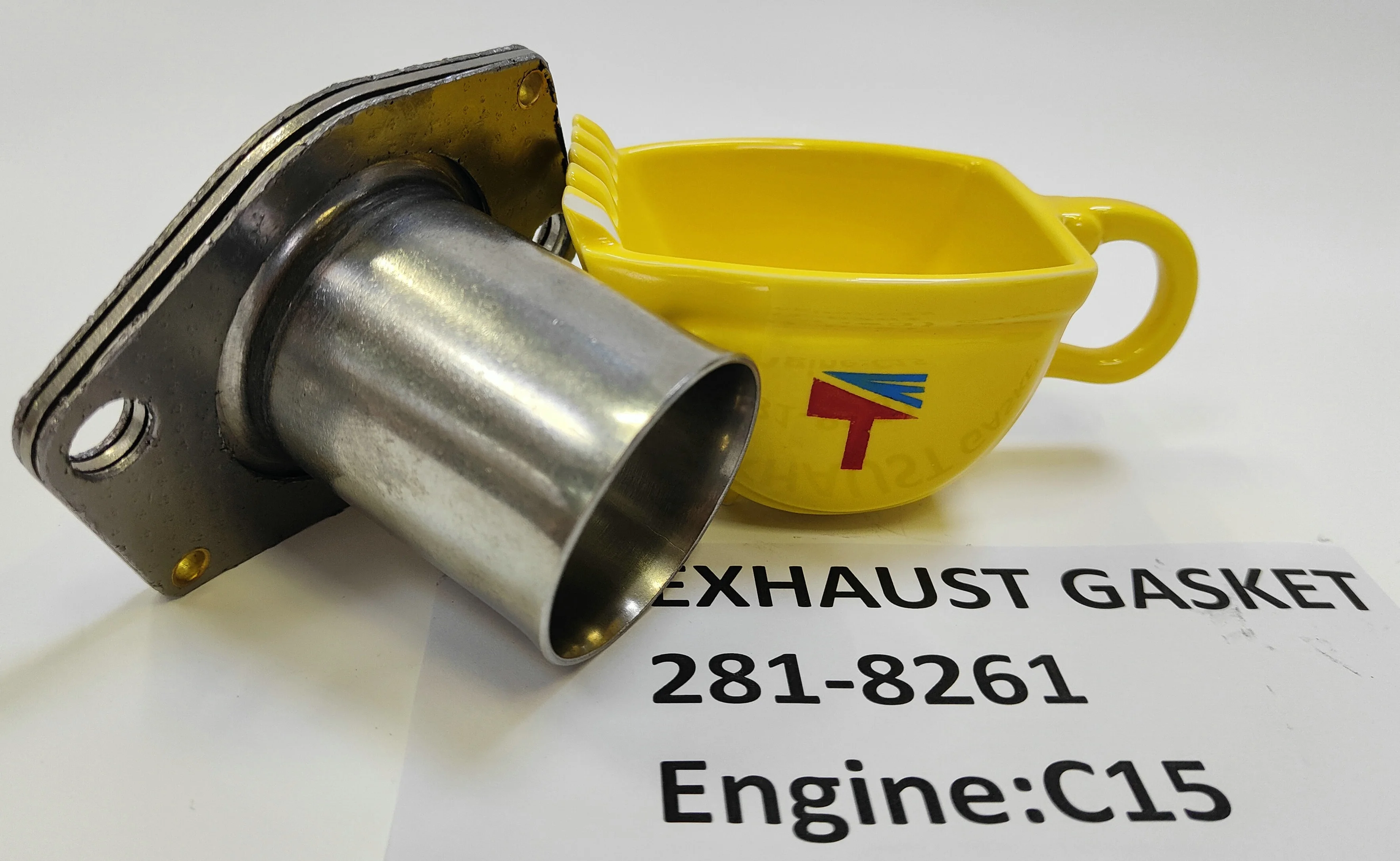 Exhaust Pipe Gasket And Bushing 281-8261 For Excavator Parts Engine ...