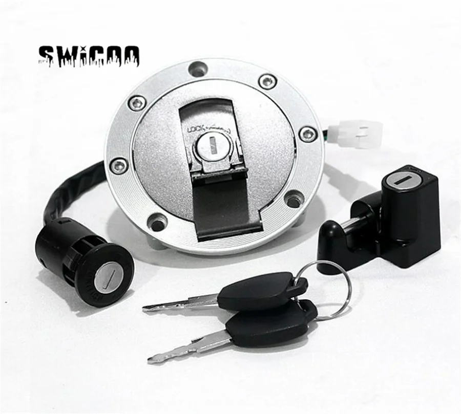 Motorcycle Ignition Switch Lock Fuel Gas Tank Cover Handle Lock ...