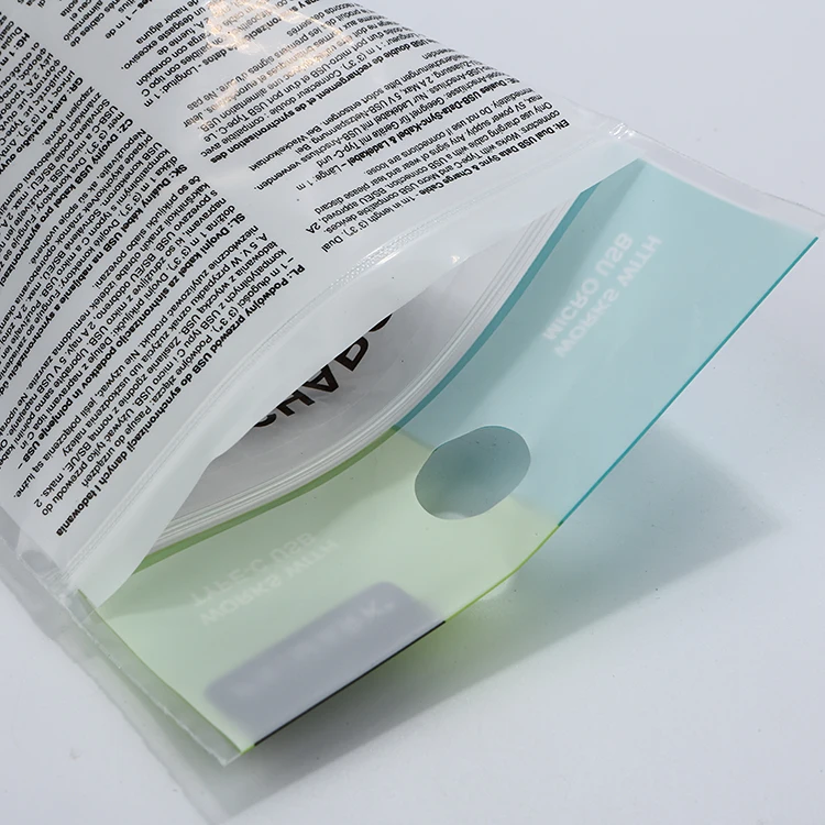 Custom Printed Electrical Cable Accessories Packing Plastic /usb Data ...