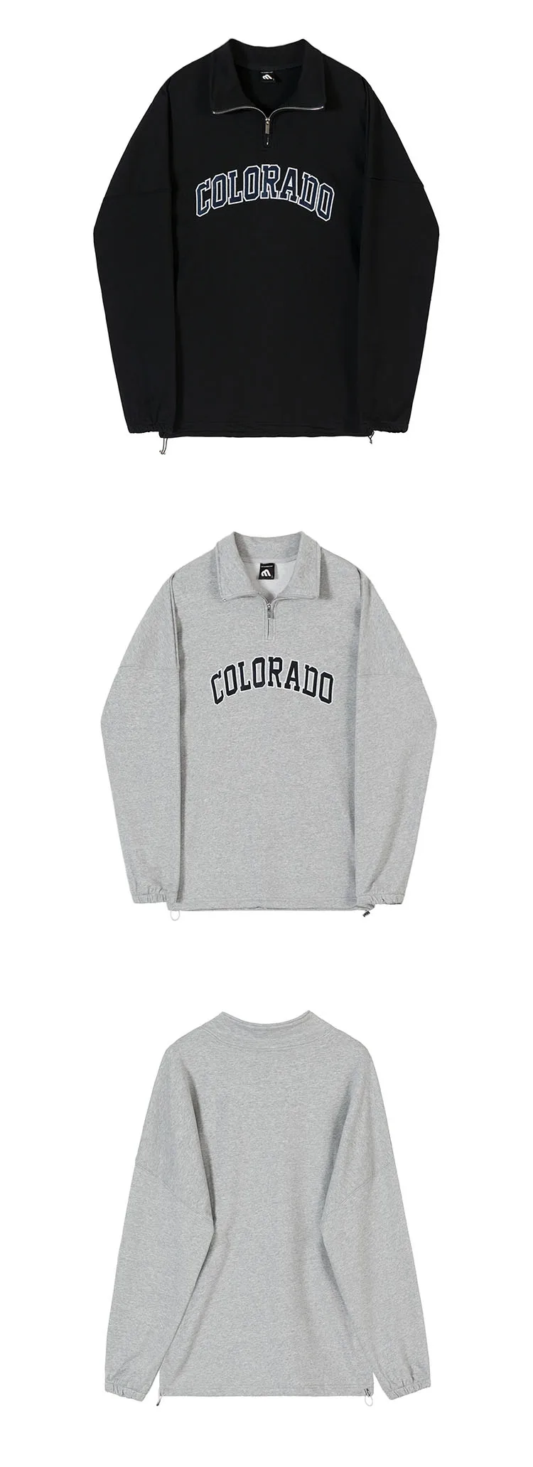 Shop Custom Men's Turtleneck Half Zip Sweatshirt - 100% Organic Cotton