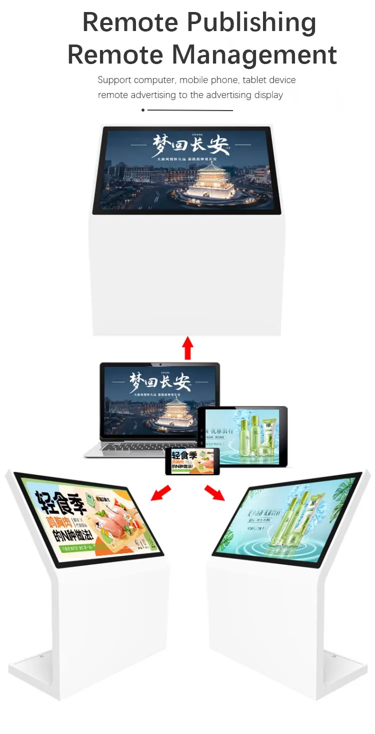 49inch Digital Signage And Display Android Standing Kiosk Equipment ...