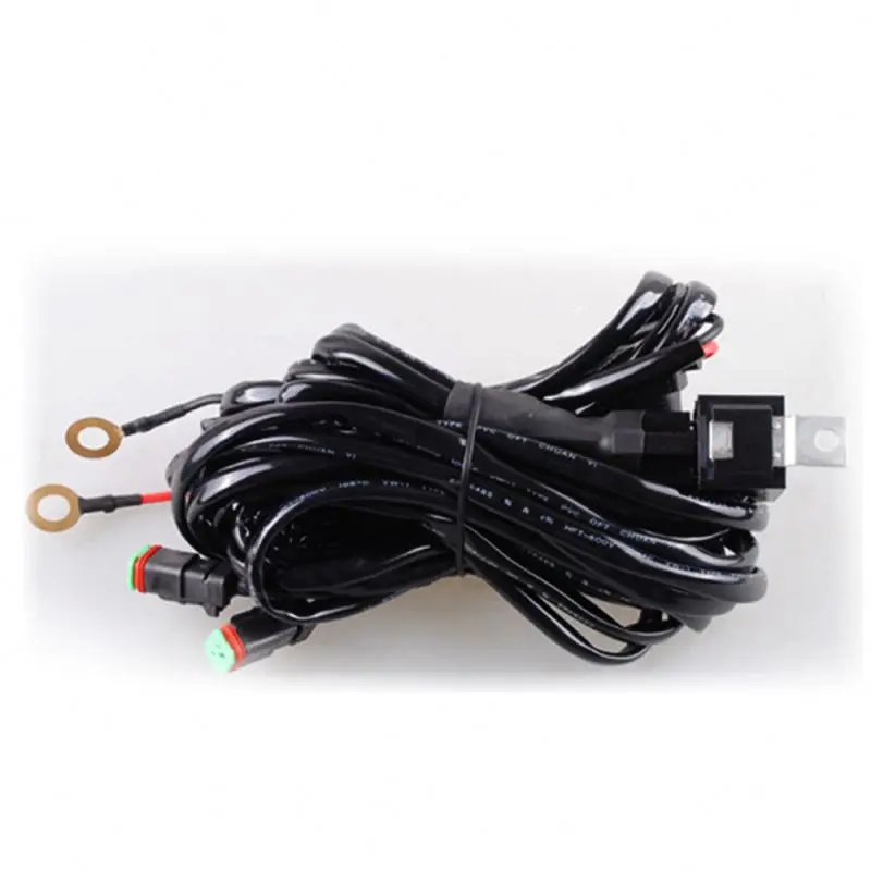 Motorcycle Automotive Wire Harness Led Work Light Wiring Harness With ...