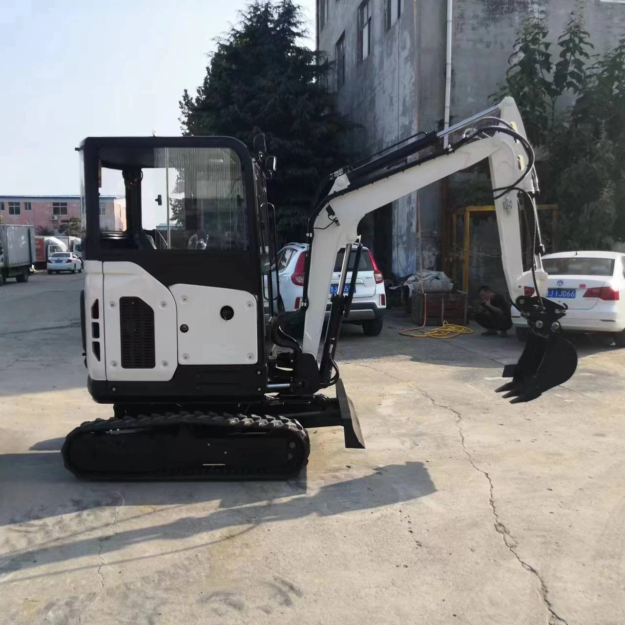 Hydraulic Pilot Digger Micro Crawler Bagger Digger Excavators Machine ...