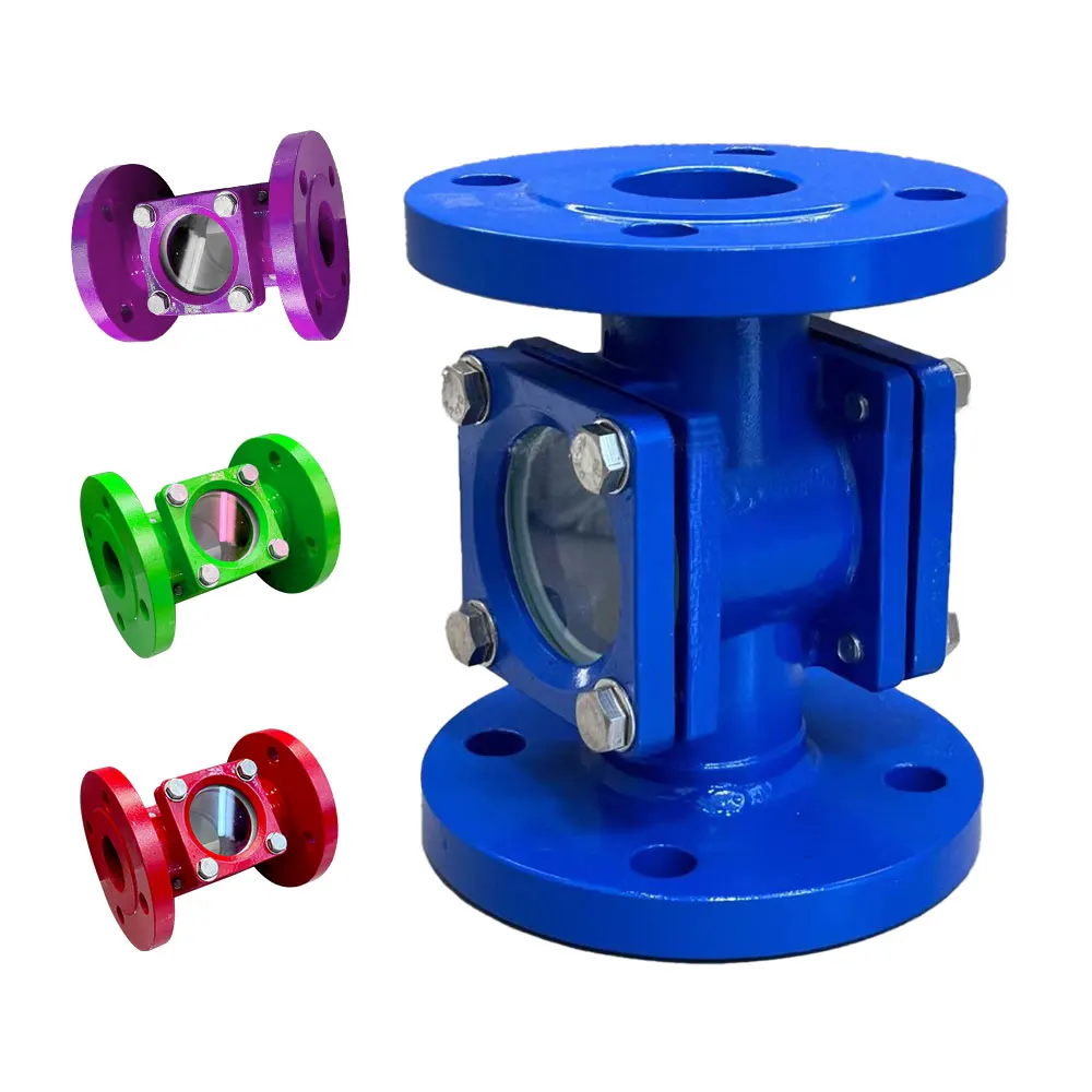 ASTM A216 Gr. Wcb Upto Sight Glass Valve - Double Window Flow Indicator