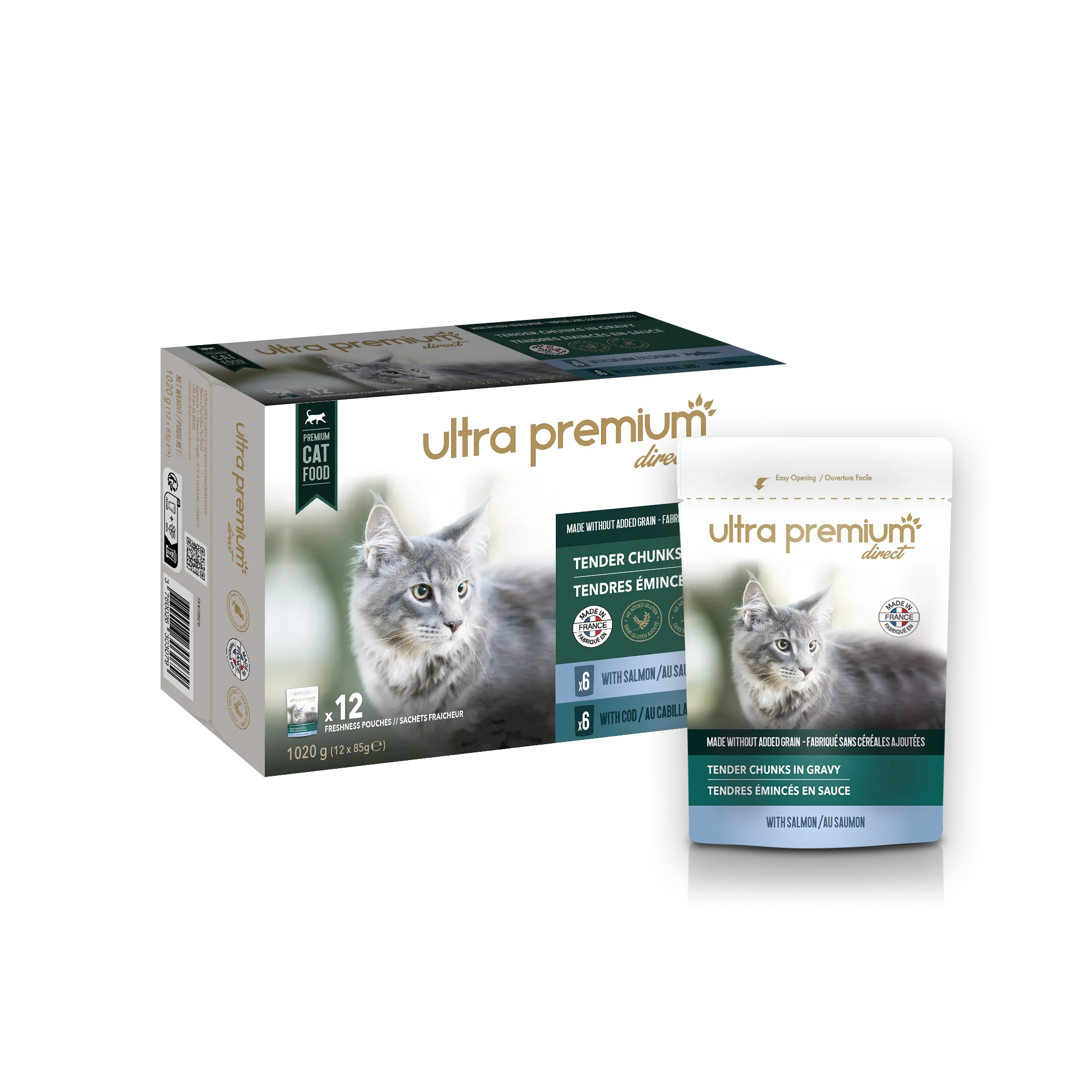 Great Quality Pure Ingredients Pet Food Tender Chunks In Gravy - Salmon ...