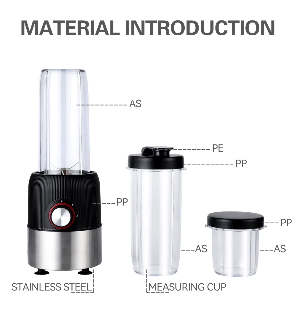 Portable Electric Mini Blender Mixer Shaker Mini Portable Blender Matte ...