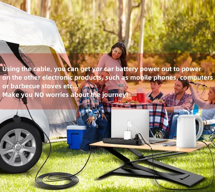 16A 3.5kw Portable Discharge Gun Electric Car GBT Ev Charger Cable ...