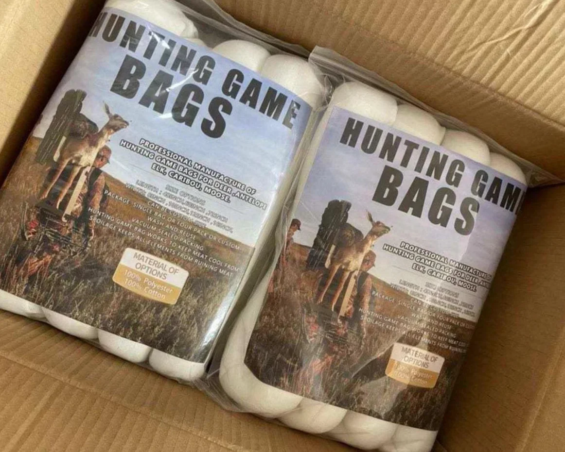 Hunting Meat Game Bags - Durable, Reusable & Lightweight