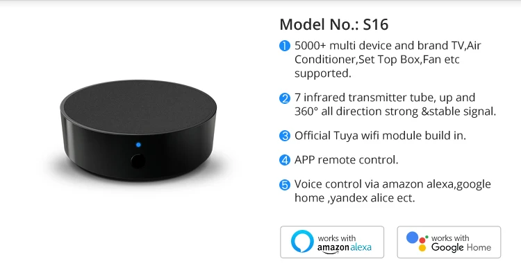 AVATTO Tuya Wifi IR Remote Control - Smart & Universal