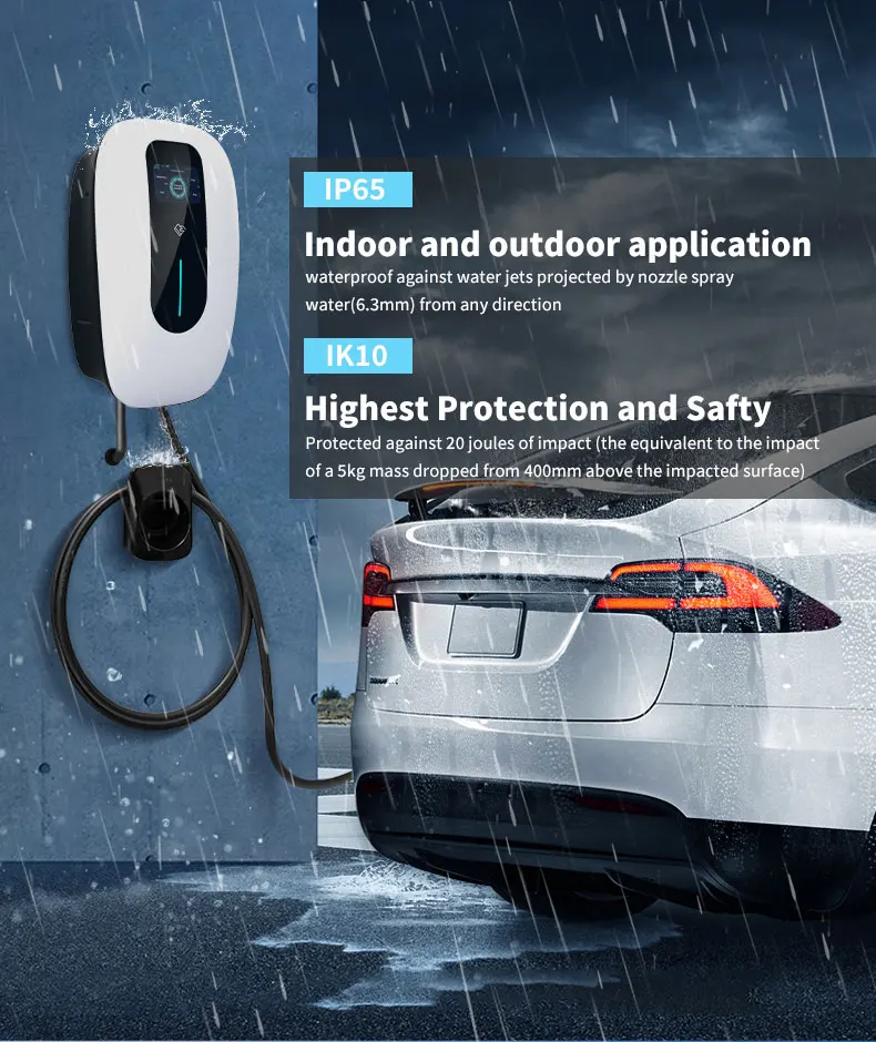 Evse Public Ev Charger Pcb Enclosure Box Type 2 Wallbox Ev Charger ...