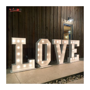 Manufacturer Customized Waterproof Giant Light Up Numbers Sign ...