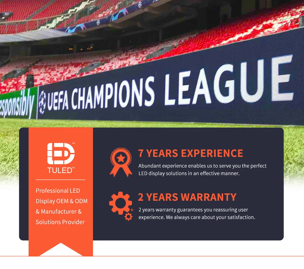 Football Stadium LED Digital Advertisement Signage Football Stadium ...