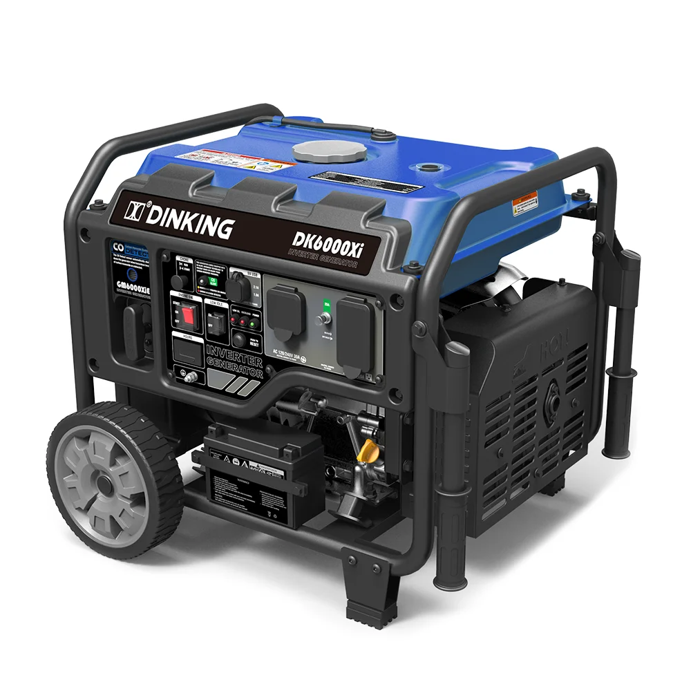 Dinking Power Maker 110v E Start 5.5kw Automatic Open Frame Gasoline ...