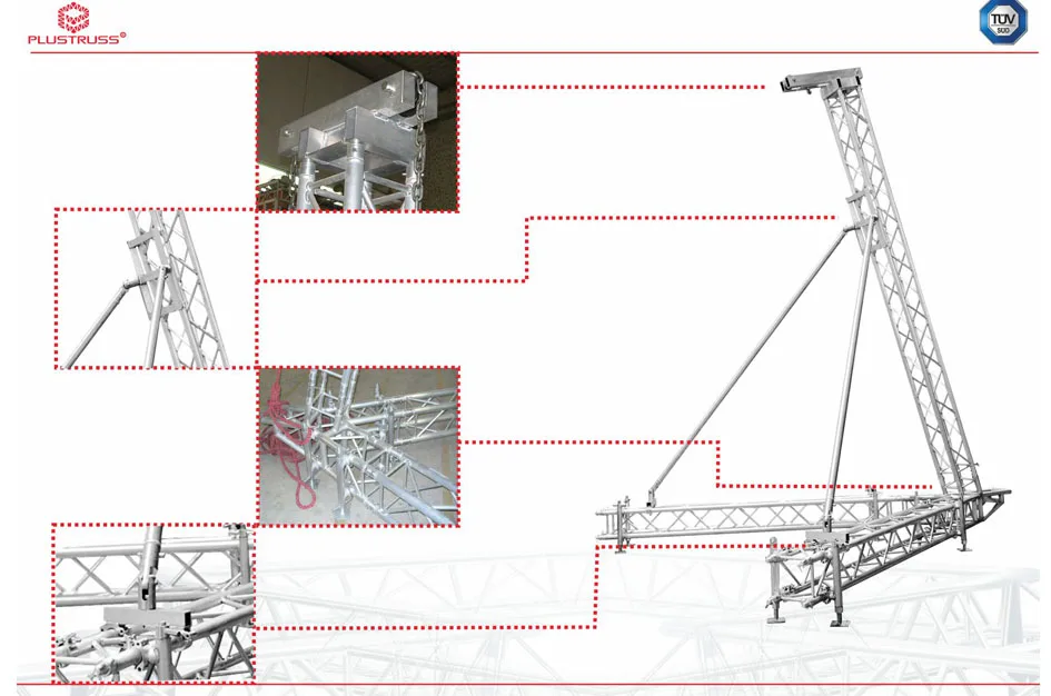 PLUSTRUSS Stage Line Array Lift Tower - Elevate Your Sound