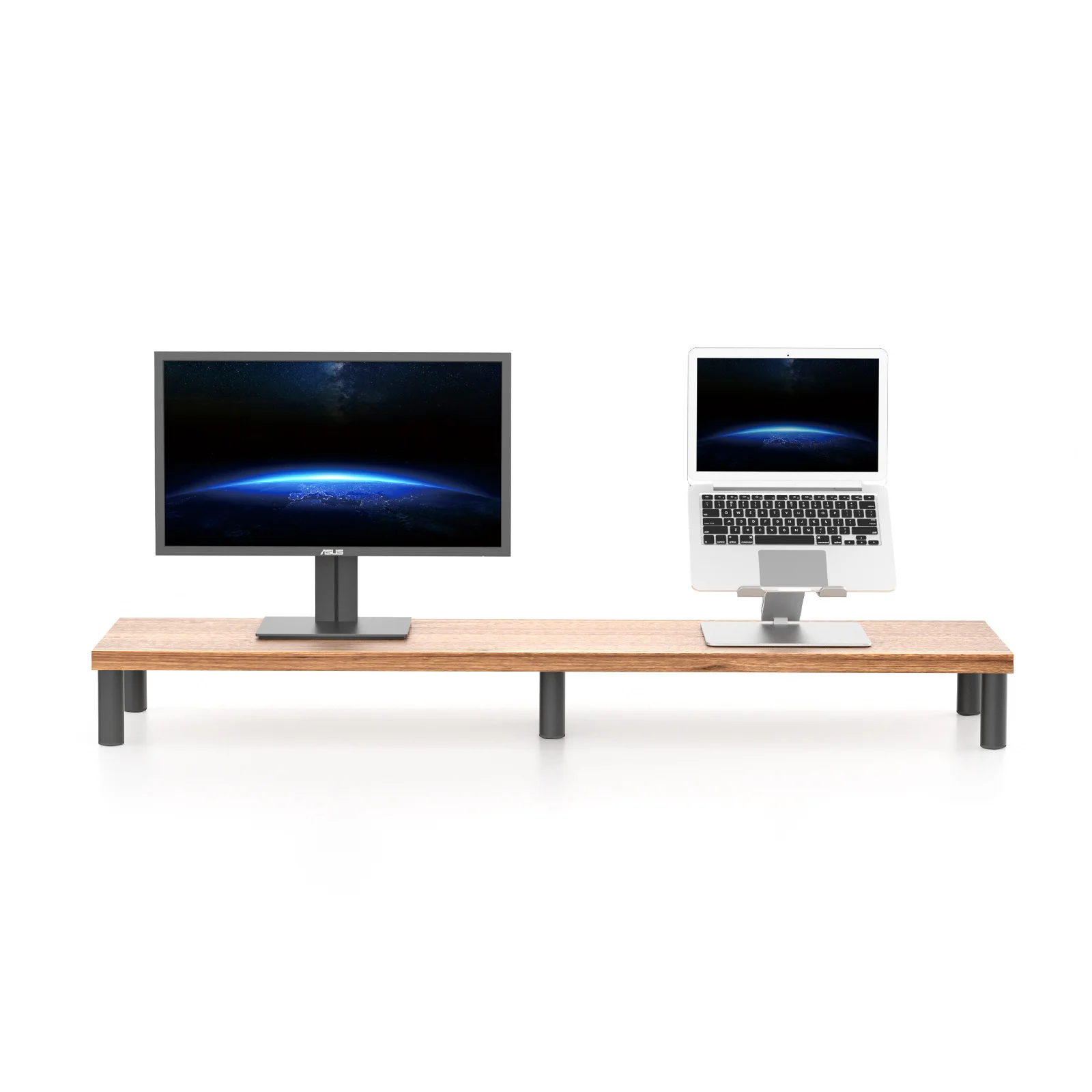 Monitor Stand Riser With Aluminum Feet For Computer Laptop Elevating ...