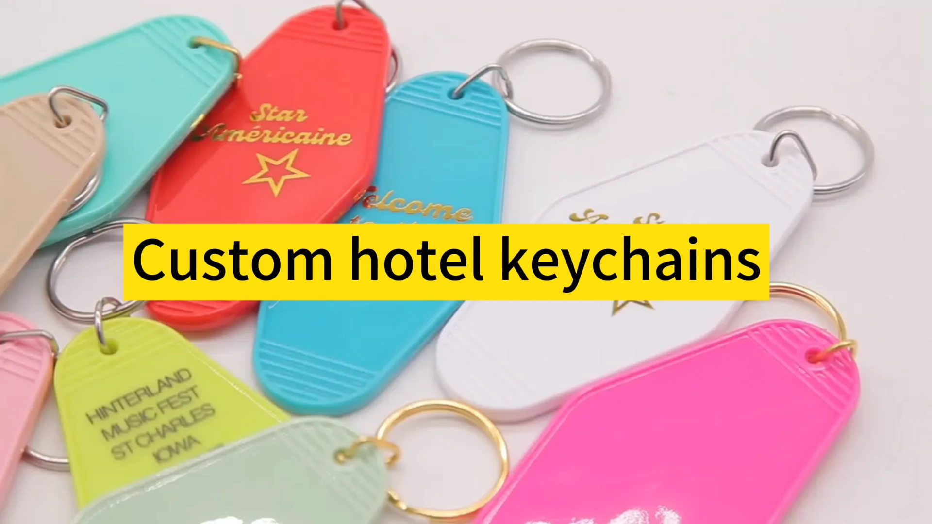 Bsbh Custom Engraved Retro Vintage Trend Room Blank Hotel Motel ...