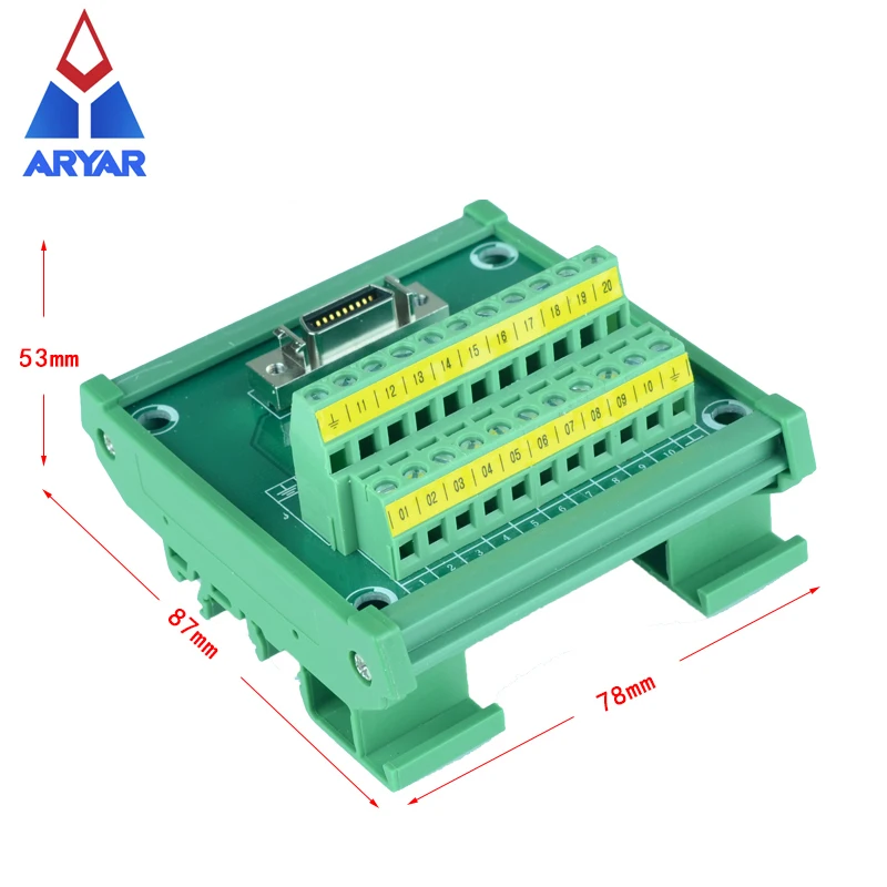 Scsi-20p Terminal Block,20-pin Terminal,Terminal Block Scsi20 Breakout ...