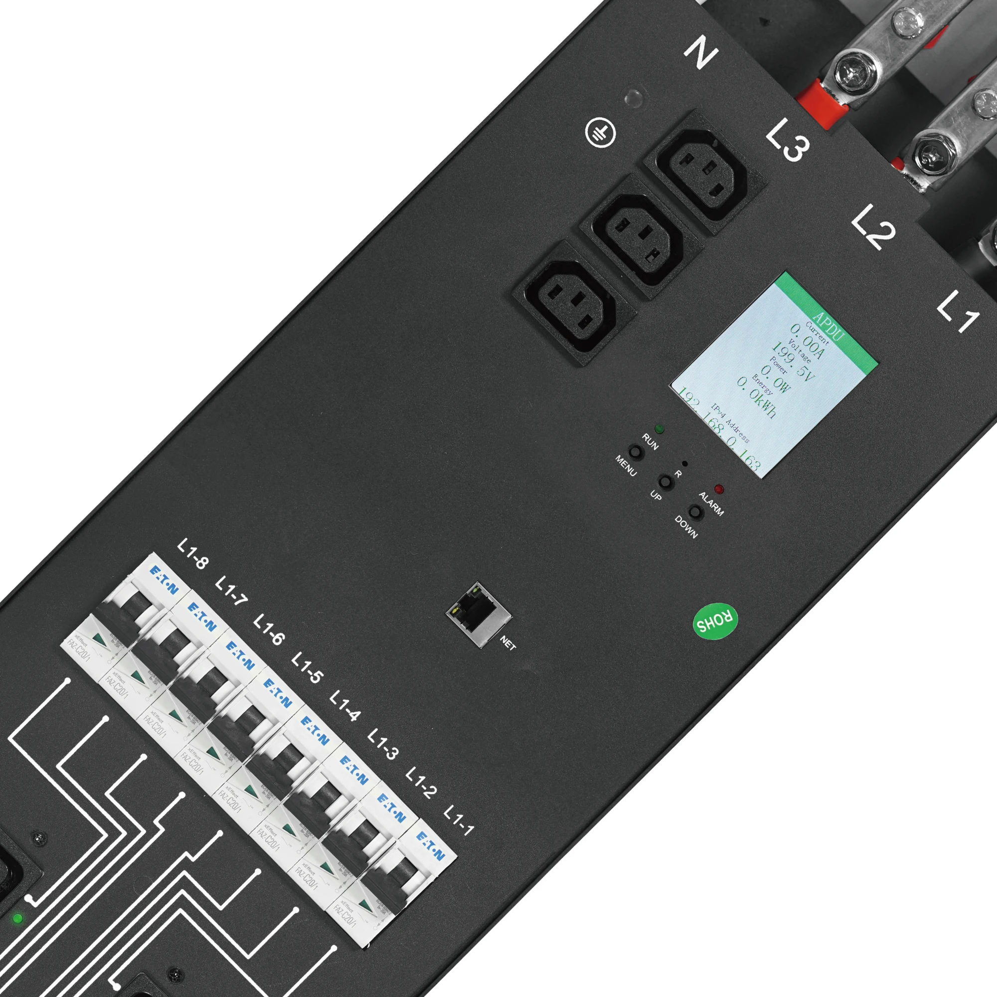 Ổ Cắm Pdu Bền Chấp Thuận Etl 24 Cổng 3 Pha C19 160a Pdu Thông Minh Cho – Công Xưởng Máy - Vật Tư ...