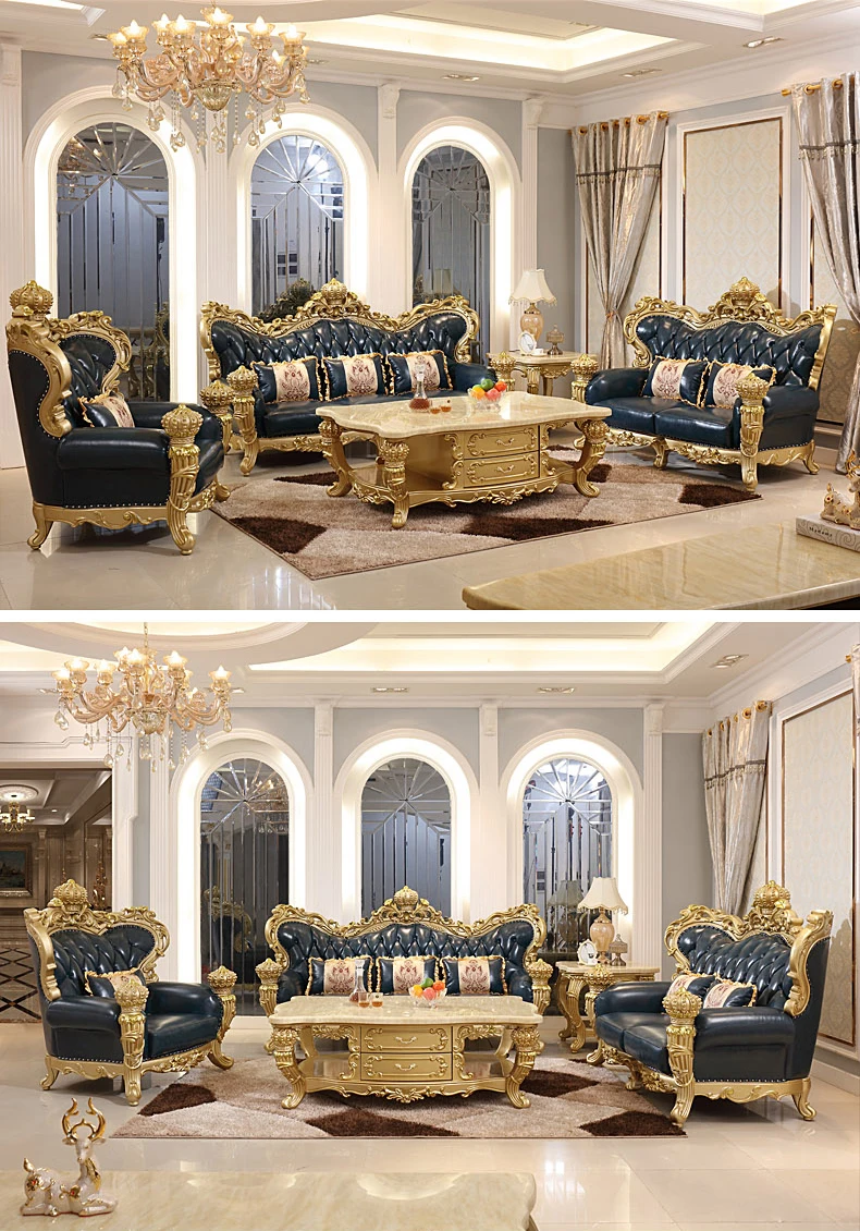 Luxury Classic European Sofa Set Luxury European Living Room Furniture ...