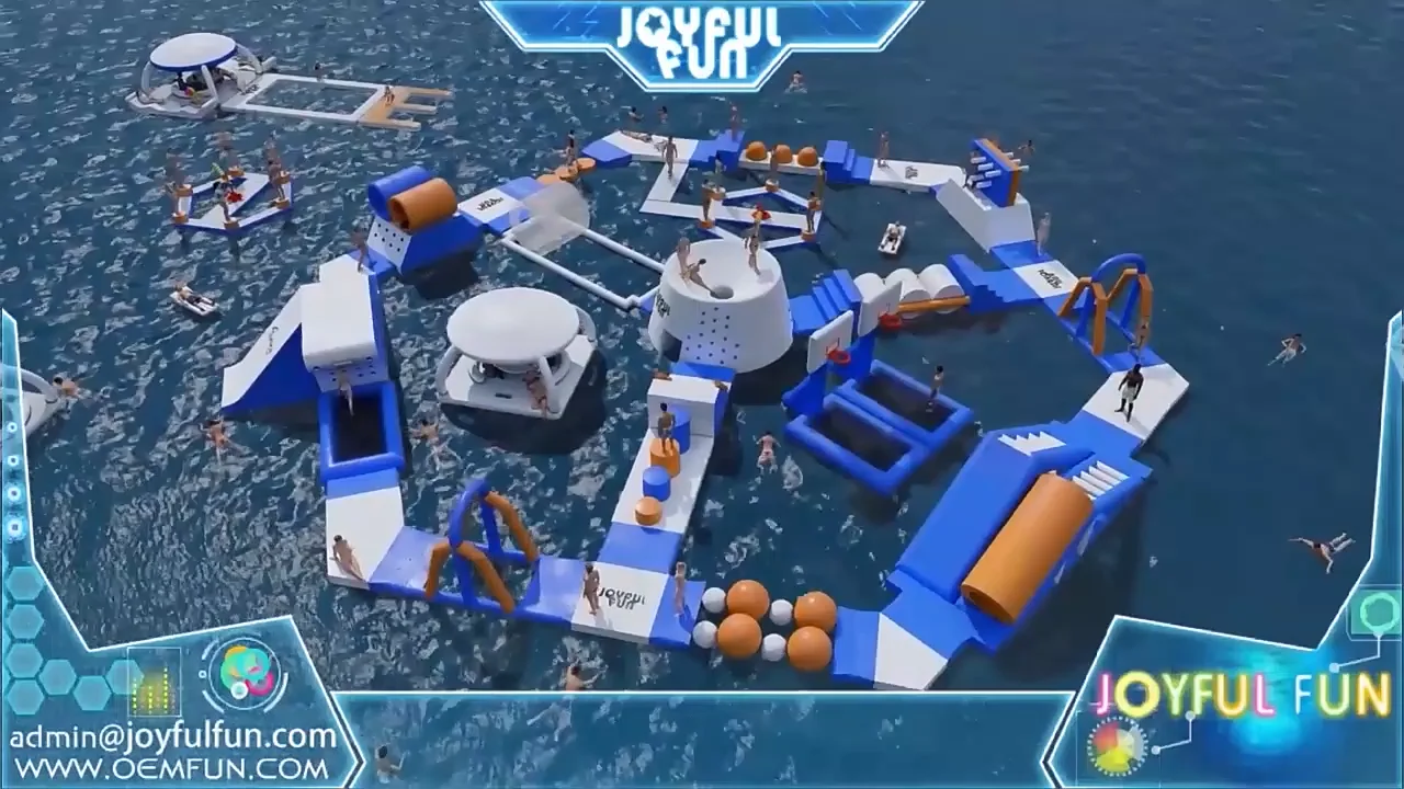 Joyful Fun Inflatable Commercial Water Park Inflatable Water Park Games ...