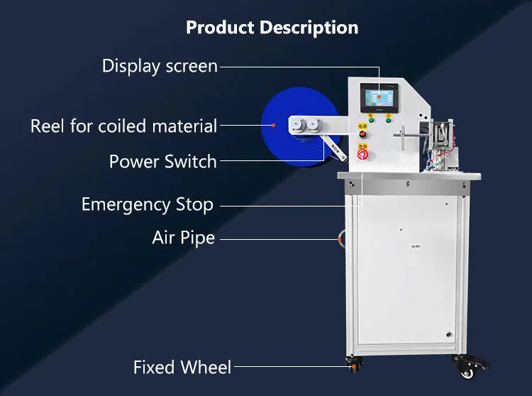 Daogao Auto Wire Harness Label Folding Machine Cable Labeling Machine ...