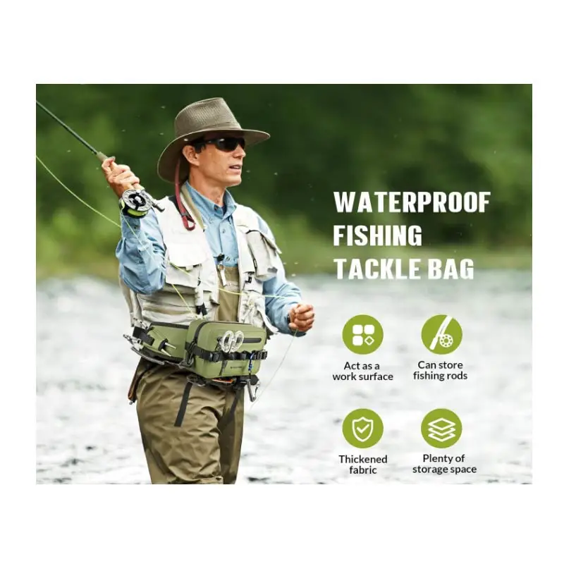 Manufacture Wholesale Custom Lightweight 840D TPU Waterproof Dry Fly Fanny Pack Sling Fishing ...