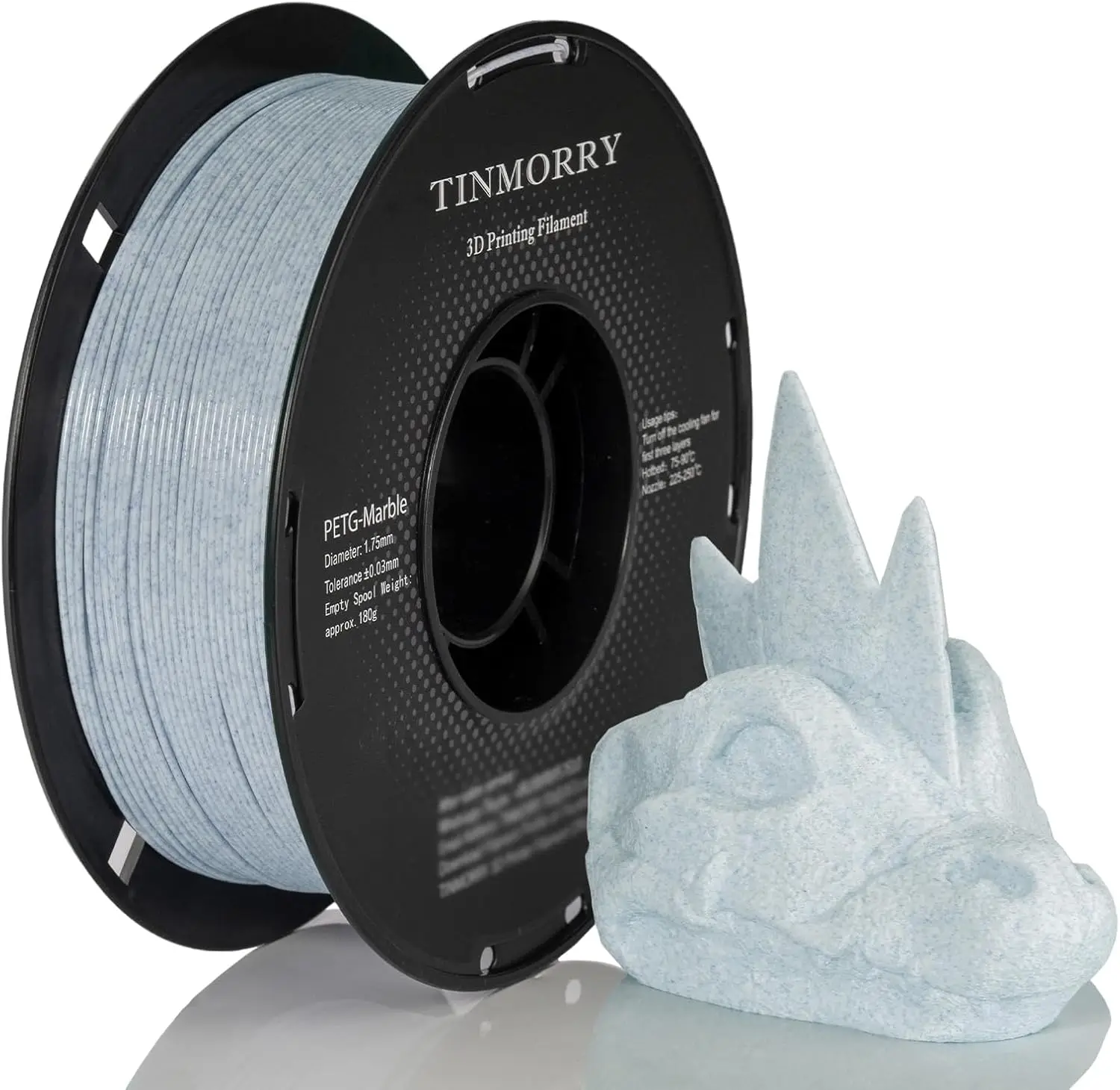 TINMORRY 3D Printing Filament 1kg PLA+ Marble Filament 1.75mm Colorful ...