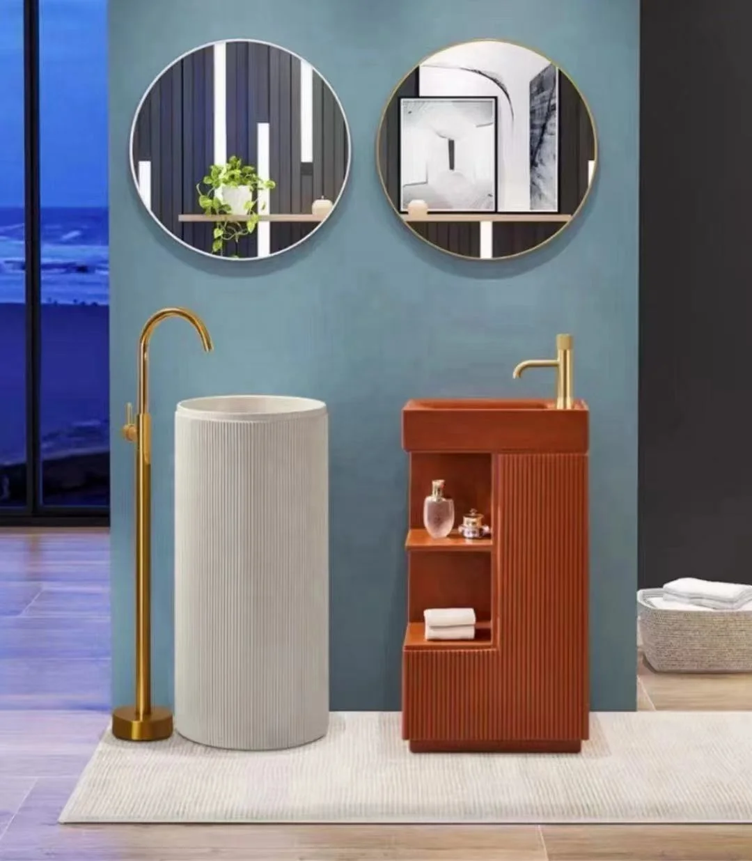 Column Wash Basin - Stylish & Functional for Small Apartments