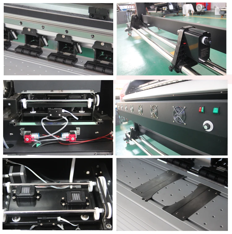 1.8m L1800 6ft Eco Solvent Printer Large Format Plotter With Epson ...