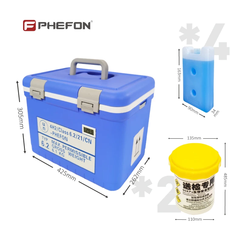 Un3373-compliant Medical Cooler Box - Safe Shipping Solutions