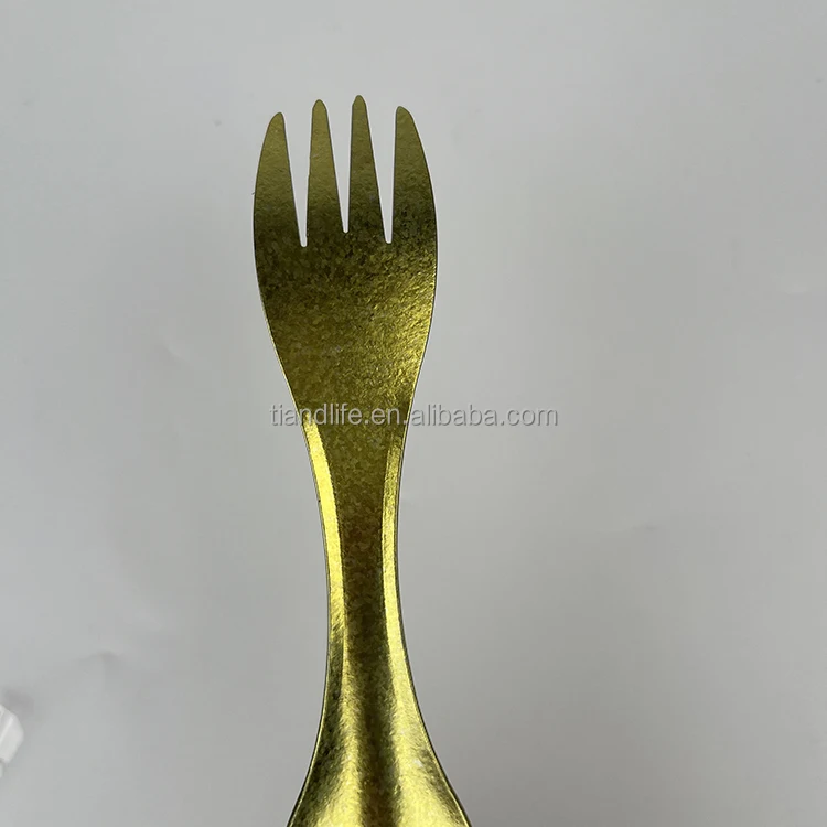 Tiandlife Titanium Lightweight 2 In 1 Fork And Spoon Titanium Spork For ...