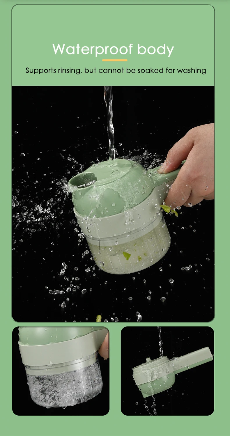 Electric Multifunctional Vegetable Slicerhandheld Food Slicer For Slicingblendingpeeling