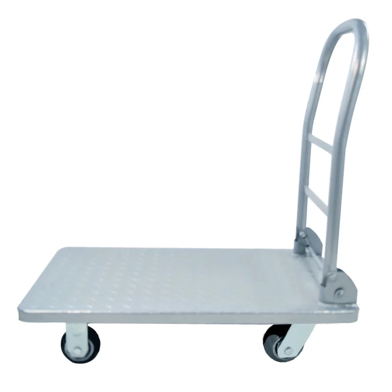 Uni-silent Heavy Duty Trolley Steel Platform Cart Metal Folding Hand ...