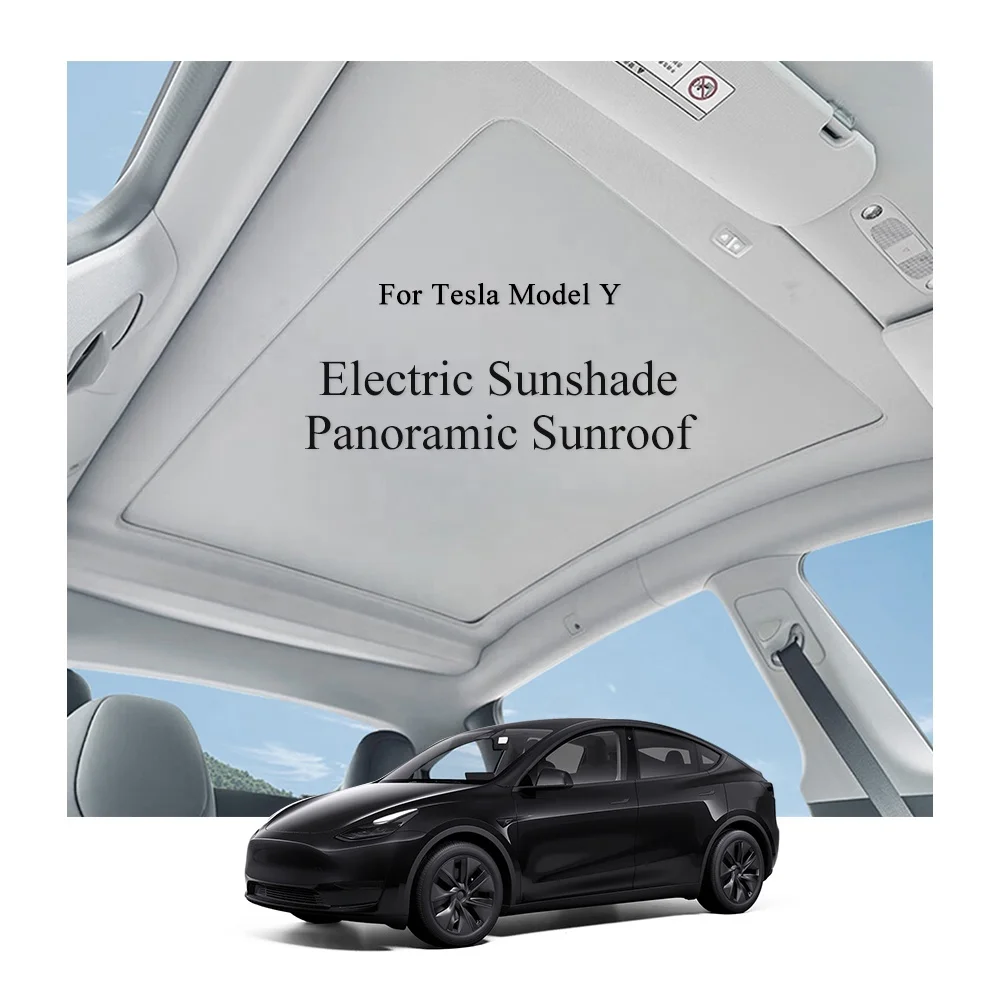 New product tesla model y Electric Sunshade Sunroof shade for tesla ...