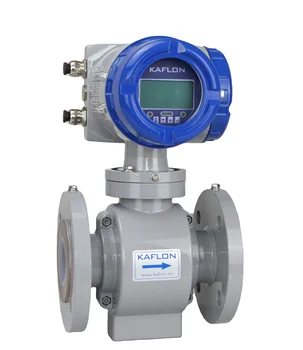 Dn100 Magnetic Water Flow Meter Lcd Display Flow Meter Converter Clamp ...