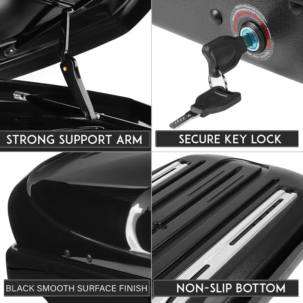Car Roof Top Cargo Luggage Box Roof Rack Storage Carrier Box Waterproof ...