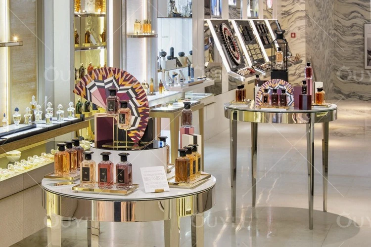 Modern Perfume Display Stand - Custom Retail Case for Fragrance Shop ...