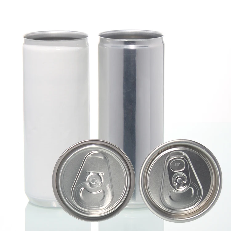 Custom Easy Open End 250ml 330ml 355ml 473ml Beverage Cans Bpa Free Stubby Sleek Can Aluminum ...