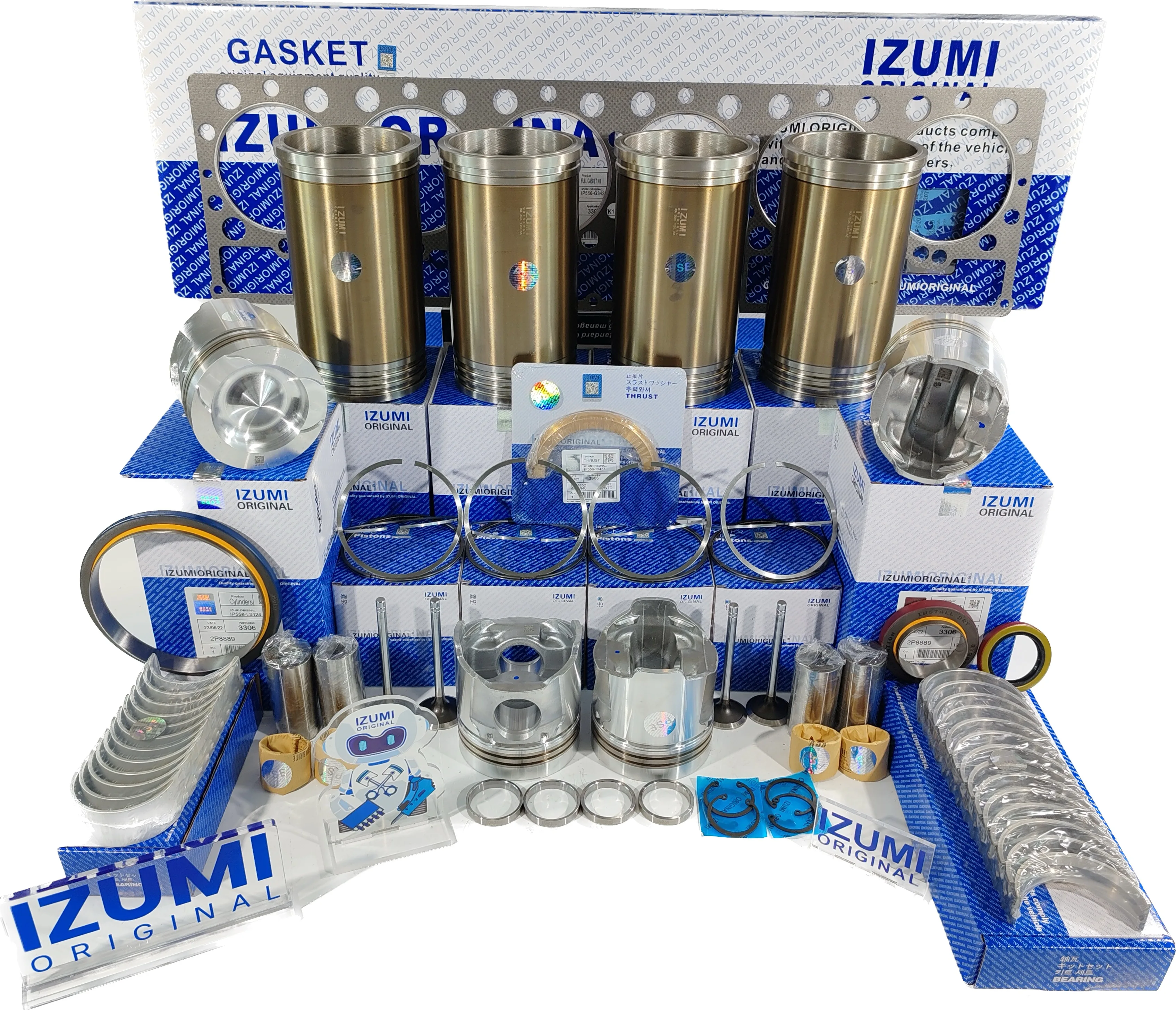 IZUMI CAT Liner Kit 3306 3406 3126 3116 3066 3516 3056 3176 3196 for ...