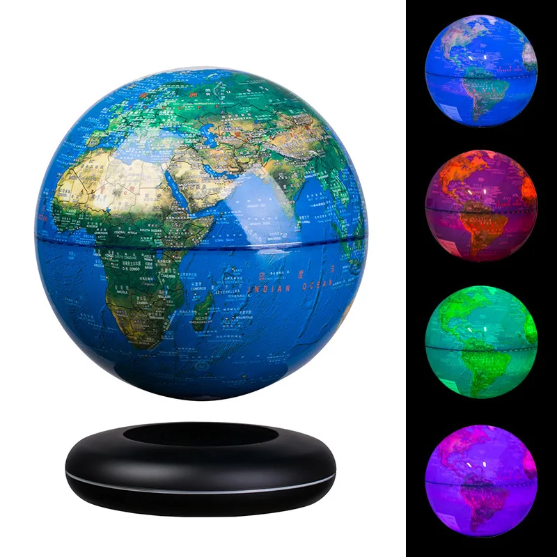 Floating Magnetic Levitation Earth Globe Levitating Globe with Book ...