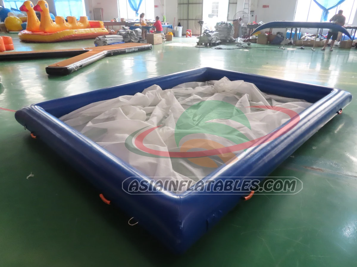 Custom Outdoor Swimming Pool Inflatable Sea Pool With Net Inflatable ...