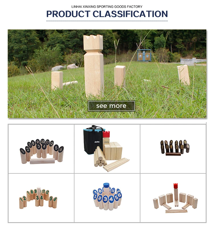 Wooden Kubb Game for Sport With Kids| Alibaba.com