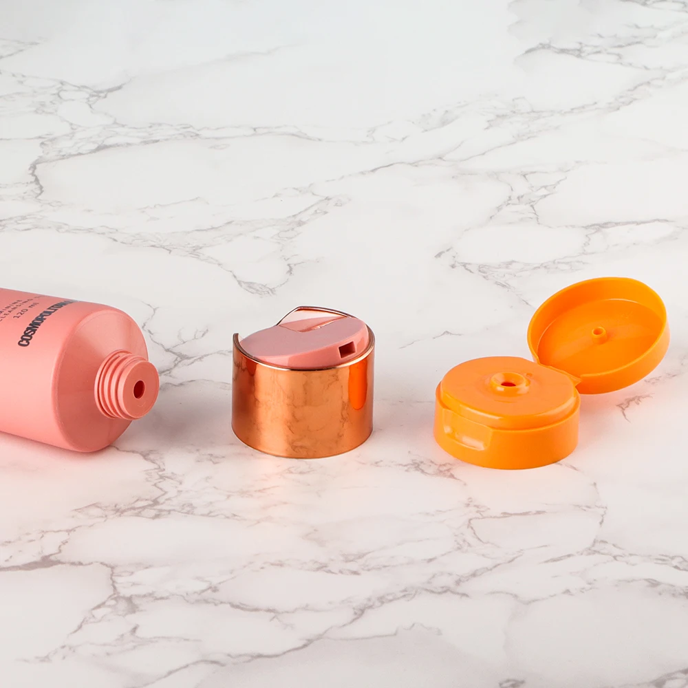 Factory Supply Empty Pink 120ml Plastic Pe Tube Packaging And Cosmetic Lotion Facial Cleanser ...