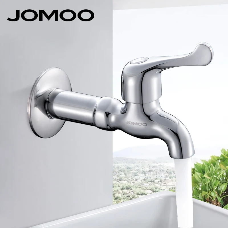 Jomoo Extended Cold Water Mop Basin Tub Faucet Fast On Quick-open ...