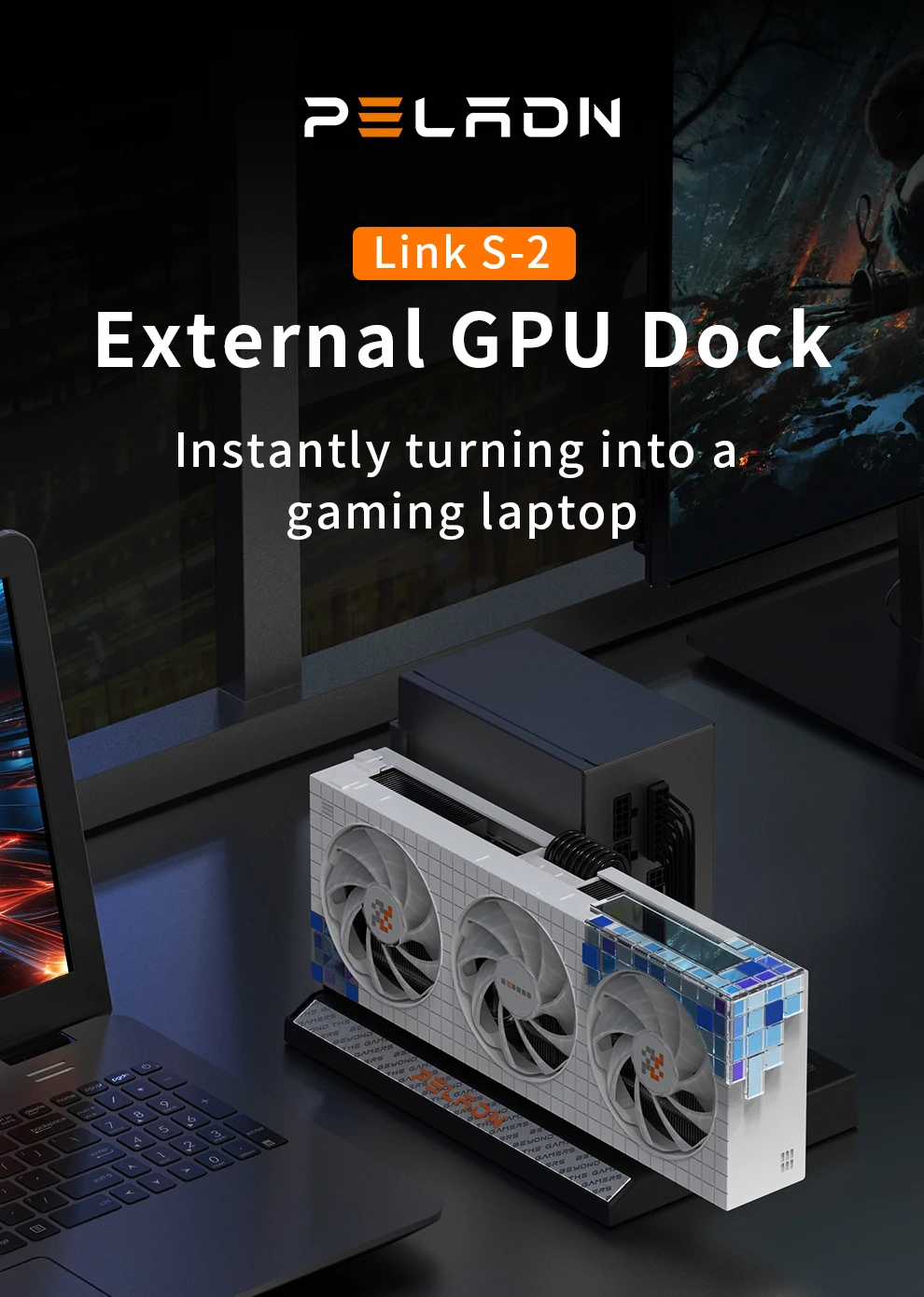 External Graphics Card Dock E GPU Dock Oculink Laptop Expansion Dock ...