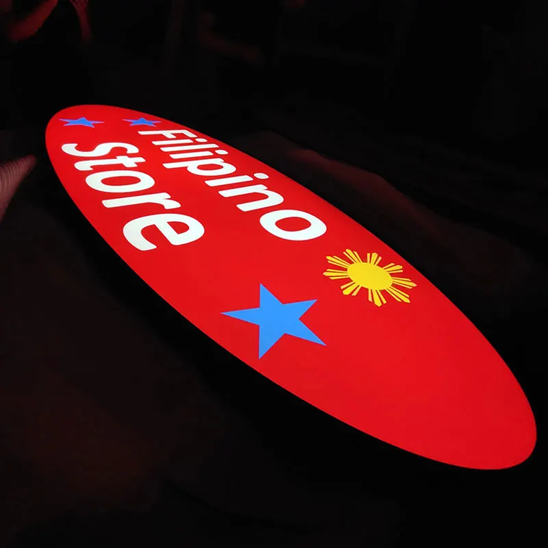 Plaza Pylon Pole - Customized Illuminated Signage