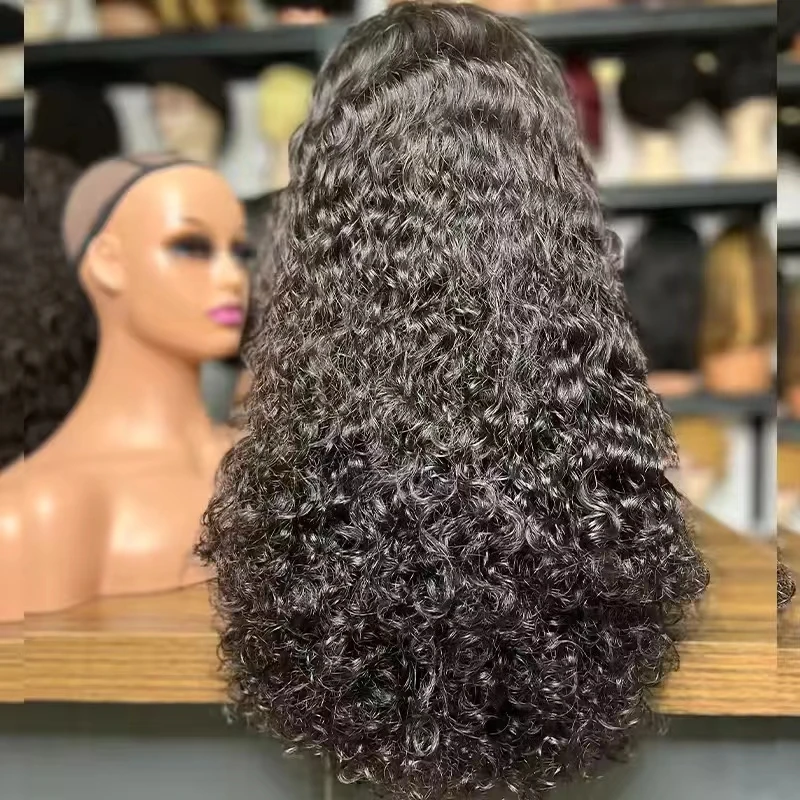 200 Density Hd Lace Wig Afro Kinky Curly Wig Afro Hair Wigs For Black ...