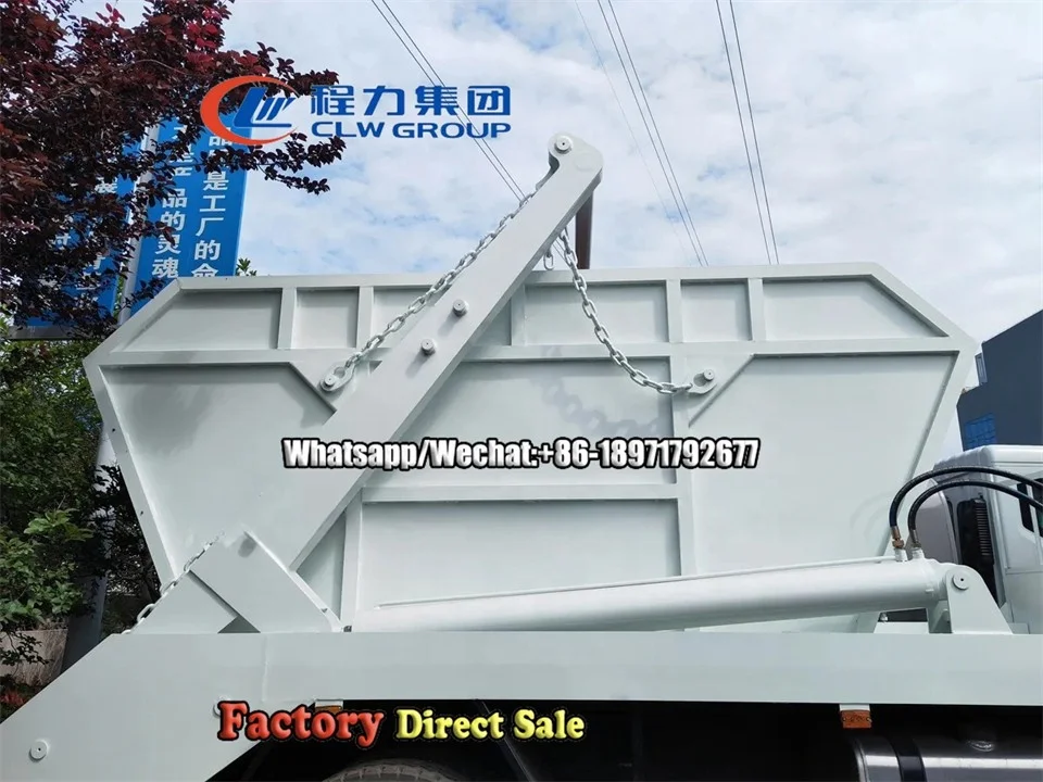 Shacman F3000 Arm Roll Skip Loader Garbage Truck Matching 10 Cbm Skip Loader Bins - Buy Arm Roll ...