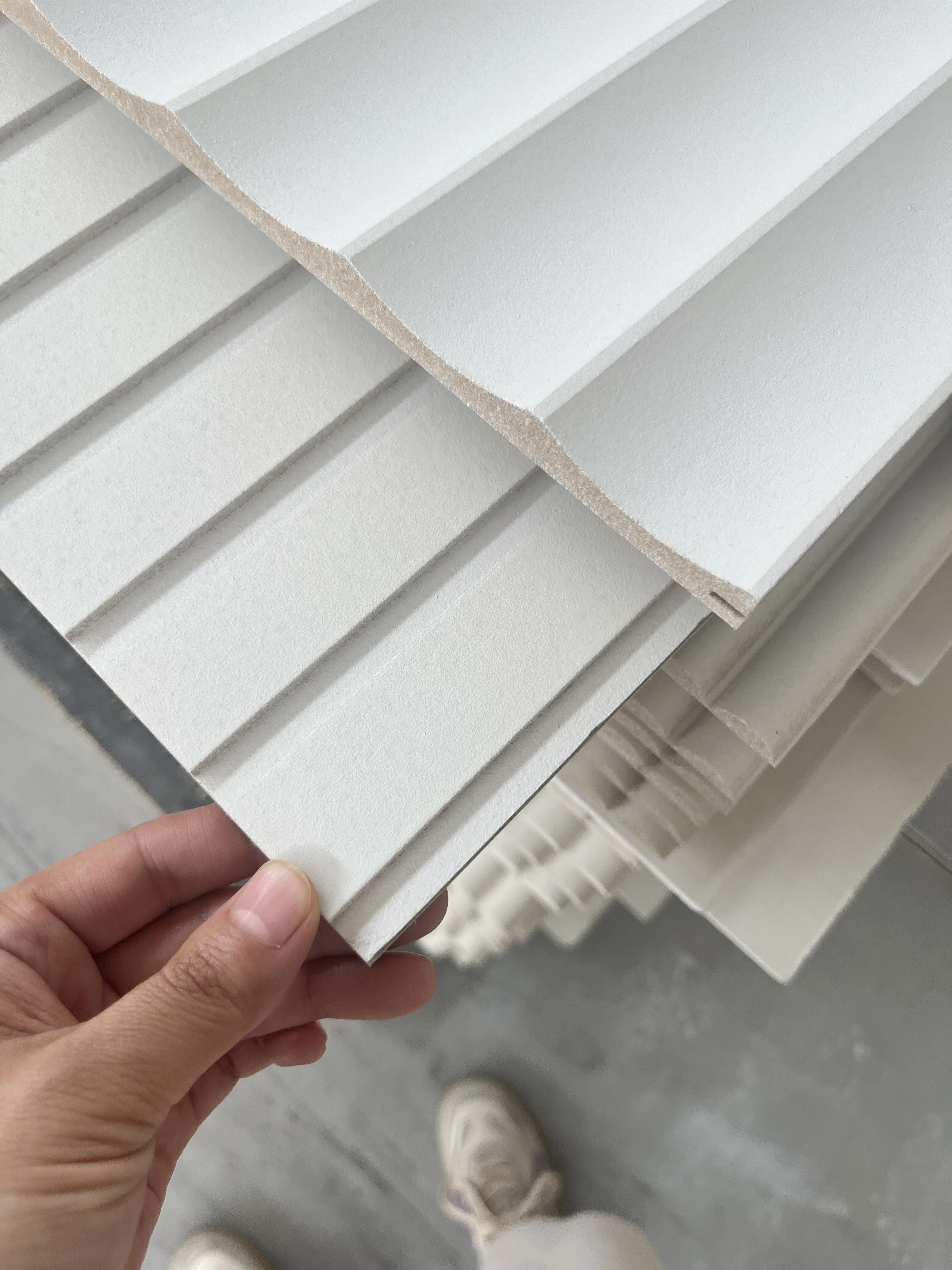 3D MDF Board Wall Panel Decorative 3D Wave MDF for Furniture