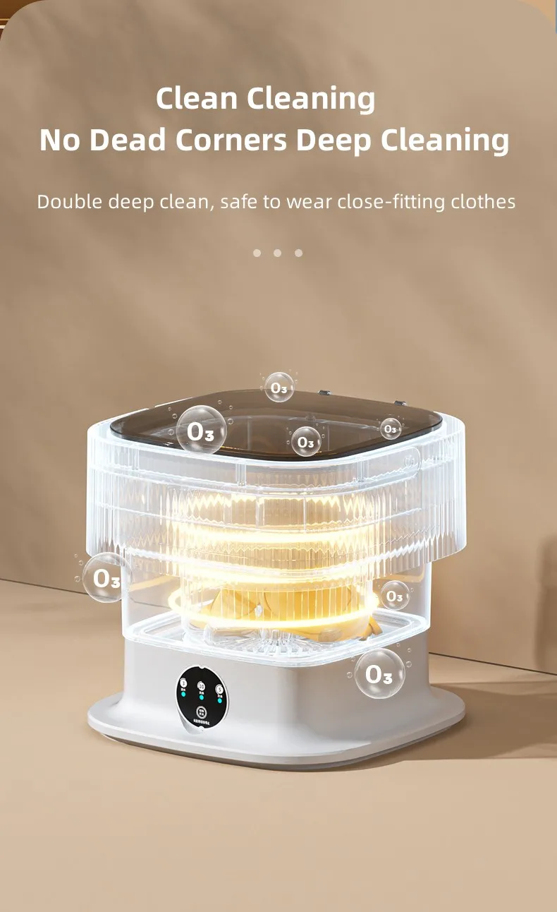 OEM Portable Washing Mini Foldable 10L Sock Underwear Panties Household ...